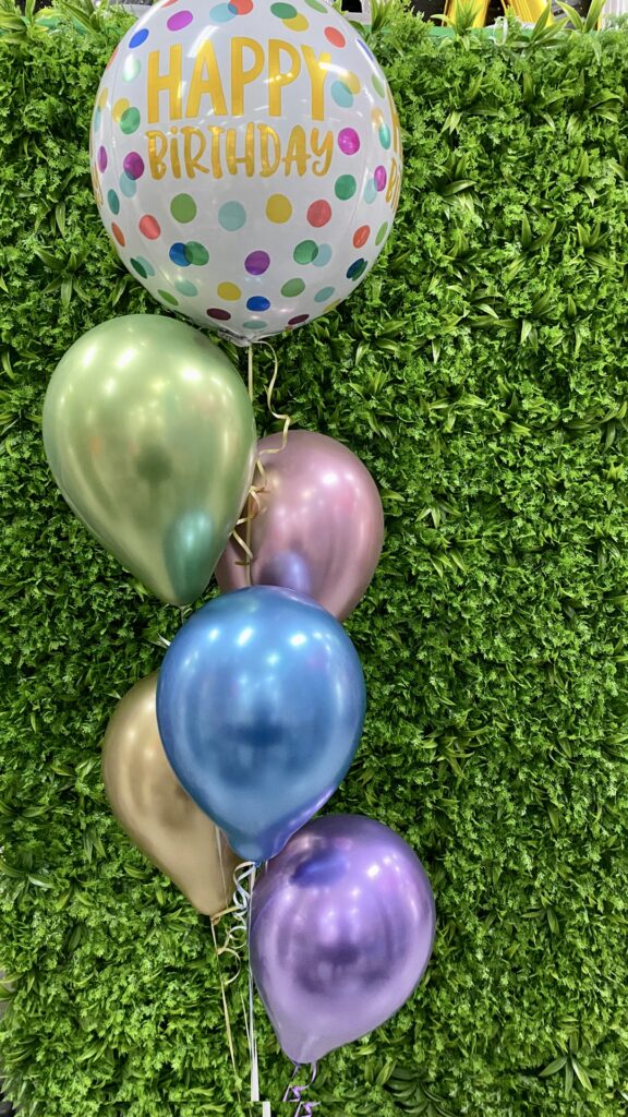 Helium Balloon Displays sent out during COVID. - Geelong Party Supplies