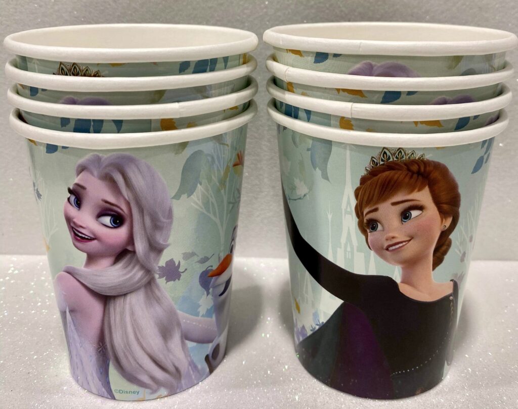 Disney Frozen Paper Cup 8 pack - Geelong Party Supplies