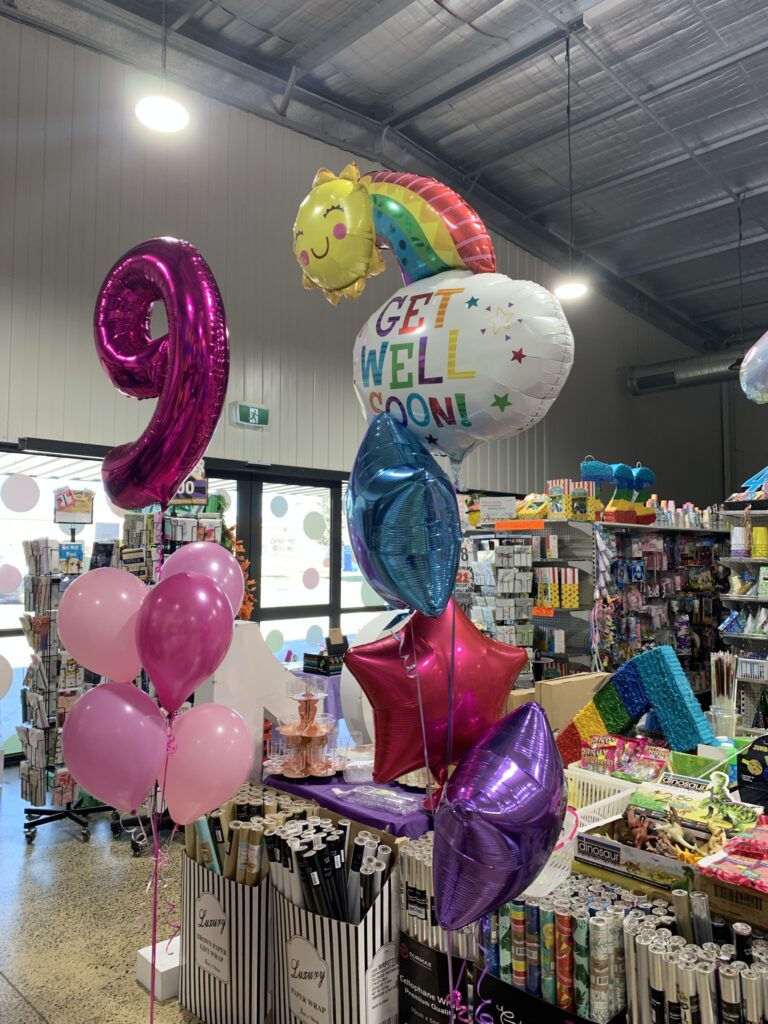 Helium Balloons same day pick-up or delivery - Geelong Party Supplies